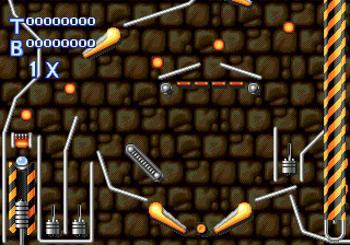 Screenshot of Virtual Pinball (Genesis, 1993) - MobyGames