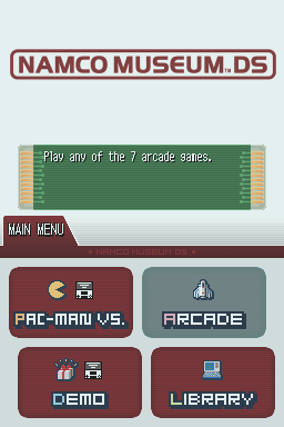 Screenshot of Namco Museum DS (Nintendo DS, 2007) - MobyGames