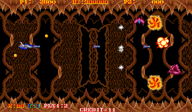 Screenshot of Turtleship (Arcade, 1988) - MobyGames
