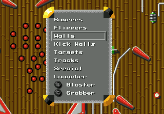 Screenshot of Virtual Pinball (Genesis, 1993) - MobyGames