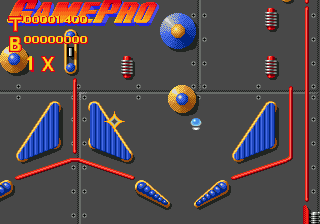 Screenshot of Virtual Pinball (Genesis, 1993) - MobyGames