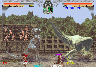 Screenshot of Dino Rex (Arcade, 1992) - MobyGames