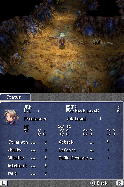 Screenshot of Final Fantasy III (Nintendo DS, 2006) - MobyGames