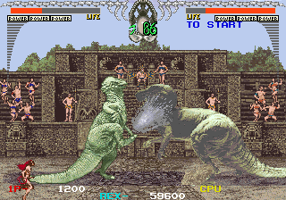 Screenshot of Dino Rex (Arcade, 1992) - MobyGames