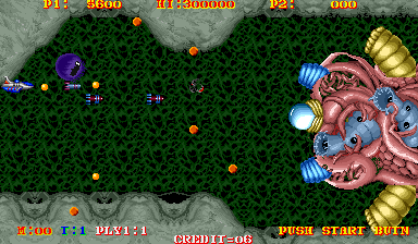 Screenshot of Turtleship (Arcade, 1988) - MobyGames
