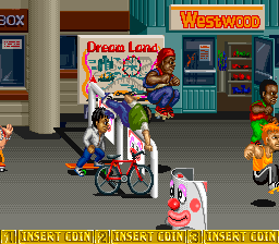 Screenshot of B.Rap Boys (Arcade, 1992) - MobyGames