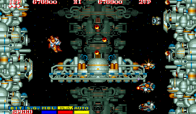 Screenshot of Side Arms Hyper Dyne (Arcade, 1986) - MobyGames