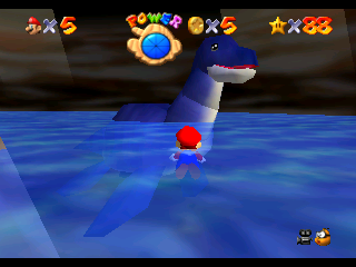 Screenshot of Super Mario 64 (Nintendo 64, 1996) - MobyGames