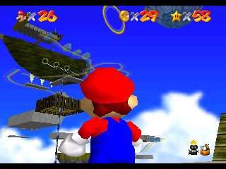 Screenshot of Super Mario 64 (Nintendo 64, 1996) - MobyGames