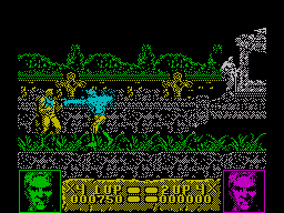 Screenshot of Altered Beast (ZX Spectrum, 1988) - MobyGames