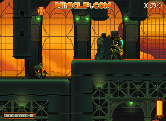 Screenshot of Dirk Valentine and the Fortress of Steam (Browser, 2008 ...