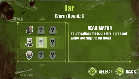 Screenshot of Dead Head Fred (PSP, 2007) - MobyGames