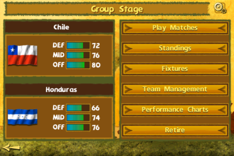 Screenshot of 2010 FIFA World Cup South Africa (iPhone, 2010) - MobyGames