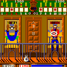 Screenshot of Bank Panic (Arcade, 1985) - MobyGames