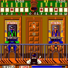 Screenshot of Bank Panic (Arcade, 1985) - MobyGames