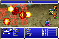 Screenshot of Final Fantasy II (Game Boy Advance, 1991) - MobyGames