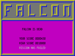 Screenshot of Falcon: The Renegade Lord (ZX Spectrum, 1987) - MobyGames