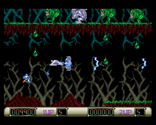 Screenshot of Z-Out (Amiga, 1990) - MobyGames