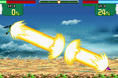 Screenshot of Dragon Ball Z: Supersonic Warriors (Game Boy Advance, 2004) - MobyGames