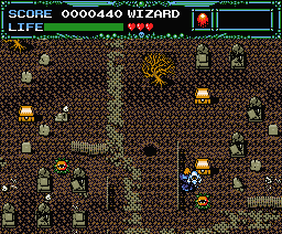 Screenshot of Undead Line (MSX, 1989) - MobyGames