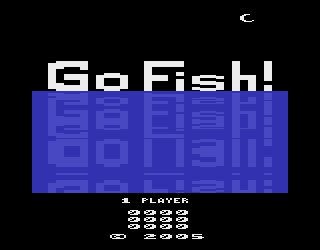 Screenshot of Go Fish! (Atari 2600, 2005) - MobyGames