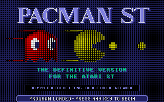 Pacman ST (1991) - MobyGames