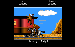 Screenshot of Back to the Future Part III (Amiga, 1991) - MobyGames