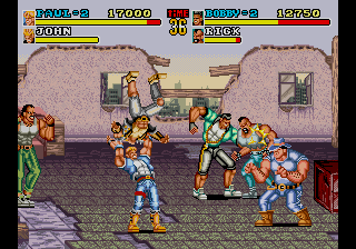 Screenshot of Riot City (Arcade, 1991) - MobyGames