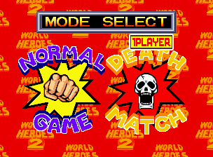 Screenshot of World Heroes 2 (Neo Geo, 1993) - MobyGames