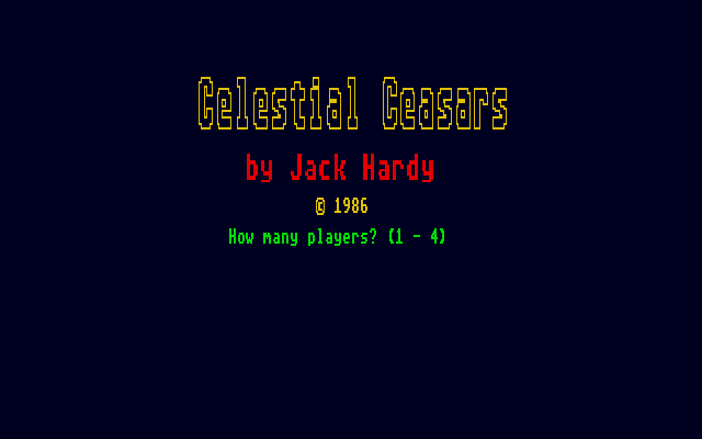 Celestial Ceasars (1986) - MobyGames