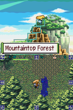Screenshot of Mystery Dungeon: Shiren the Wanderer (Nintendo DS, 1995 ...