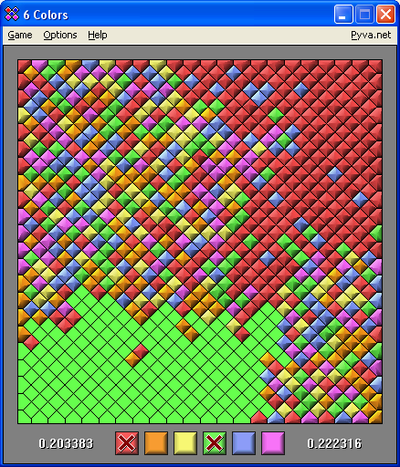 Screenshot of 6 Colors (Windows, 2005) - MobyGames