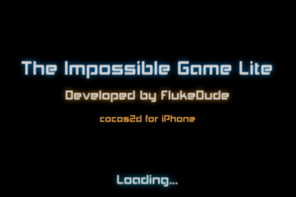 Screenshot of The Impossible Game (iPhone, 2009) - MobyGames