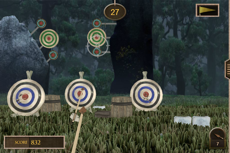 Screenshot of Brave: Ultimate Target Challenge (Browser, 2012) - MobyGames
