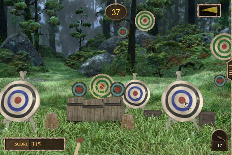 Screenshot of Brave: Ultimate Target Challenge (Browser, 2012) - MobyGames