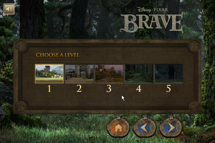 Screenshot of Brave: Ultimate Target Challenge (Browser, 2012) - MobyGames
