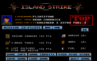 Screenshot of Island Strike: The Ultimate Conflict (Atari ST, 1996 ...