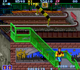 Screenshot of Gang Wars (Arcade, 1989) - MobyGames