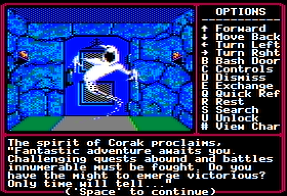Screenshot of Might and Magic II: Gates to Another World (Apple II ...