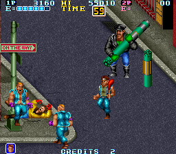 Screenshot of Gang Wars (Arcade, 1989) - MobyGames