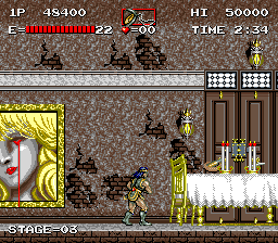 Screenshot of Haunted Castle (Arcade, 1988) - MobyGames