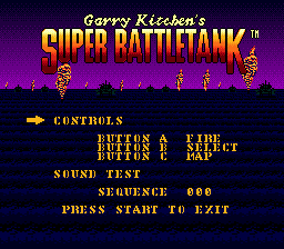 Screenshot of Garry Kitchen's Super Battletank: War in the Gulf (Genesis, 1992) - MobyGames