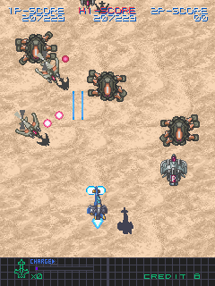 Screenshot of U.N. Defense Force: Earth Joker (Arcade, 1993) - MobyGames