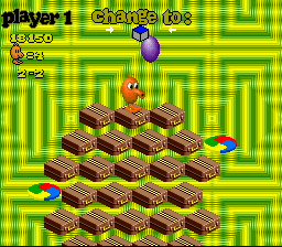 Screenshot of Q*bert 3 (SNES, 1992) - MobyGames