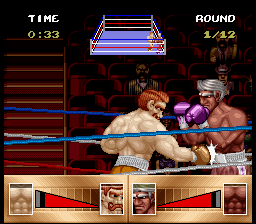 Screenshot of Riddick Bowe Boxing (SNES, 1993) - MobyGames