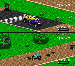 Screenshot of RPM Racing (SNES, 1991) - MobyGames