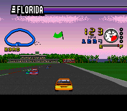 Screenshot of ESPN Speed World (SNES, 1994) - MobyGames