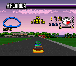 Screenshot of ESPN Speed World (SNES, 1994) - MobyGames
