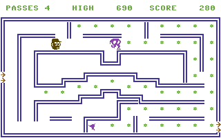 Screenshot of Hungry Horace (Commodore 64, 1982) - MobyGames