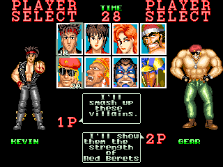 Screenshot of Big Fight (Arcade, 1992) - MobyGames